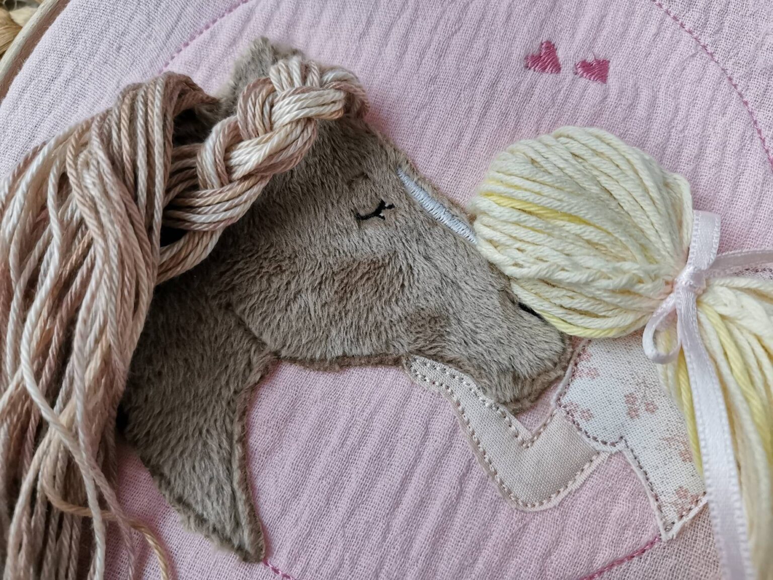 Aufnäher Pferdemädchen blond – Johlina