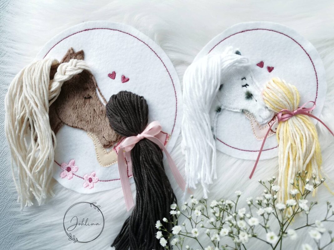 Aufnäher Pferdemädchen blond – Johlina